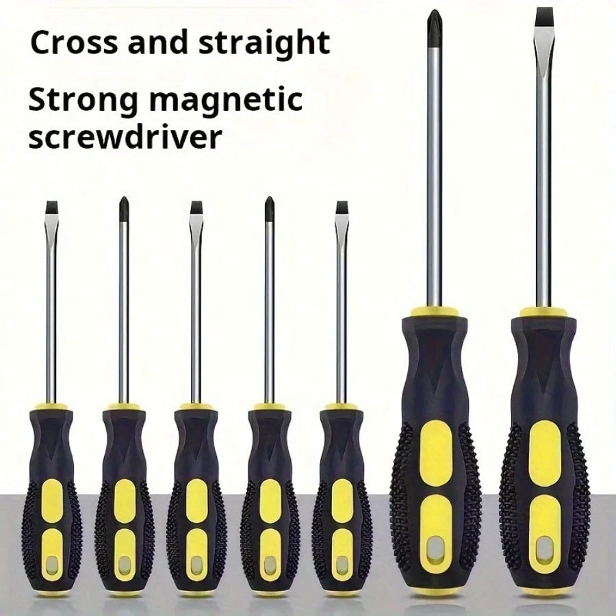 Complete Screwdriver Set With Magnetic Tips - Durable TPR, Includes ...