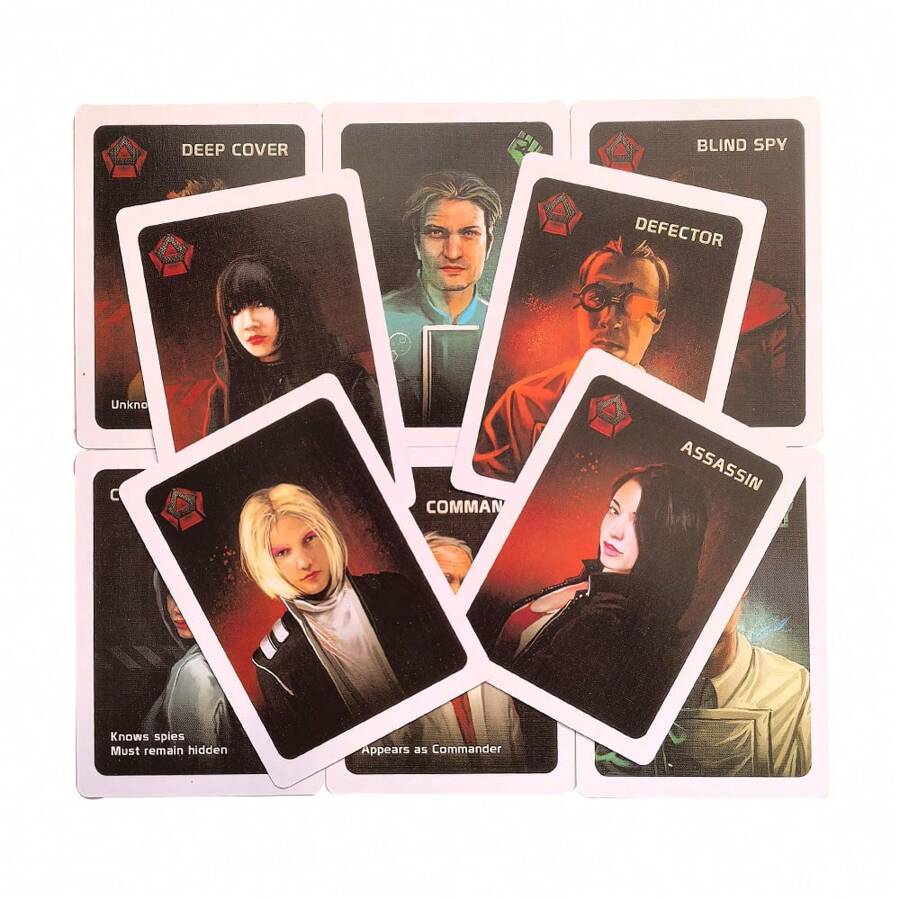 Hidden Agenda: Family Party Board Game Cards - Engaging Spy Thriller ...