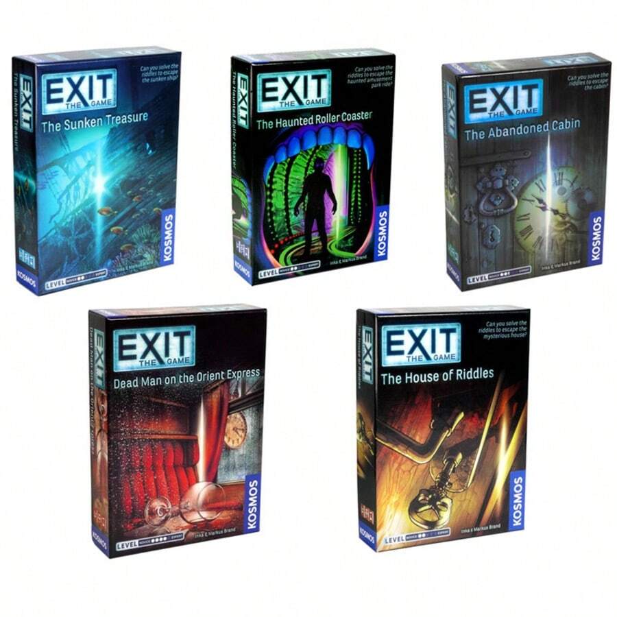 Novel THE EXIT GAME Family Game Room Escape Experience Card Game The ...