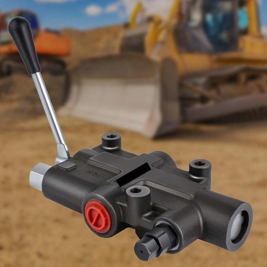 KFFKFF Hydraulic Directional Control Valve 1 Spool Hydraulic Spool Valve 21 GPM Hydraulic Loader ...