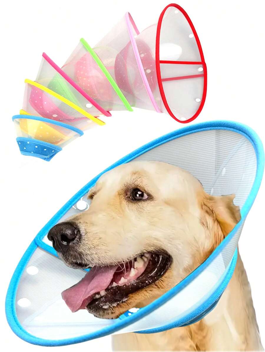 Anti-Lick Bite Pet Collar For Cats And Dogs - Elizabeth Circle Design ...