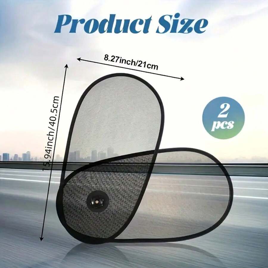 Car Side Window Can Be Adjusted Shading, Folding Sunscreen Heat ...