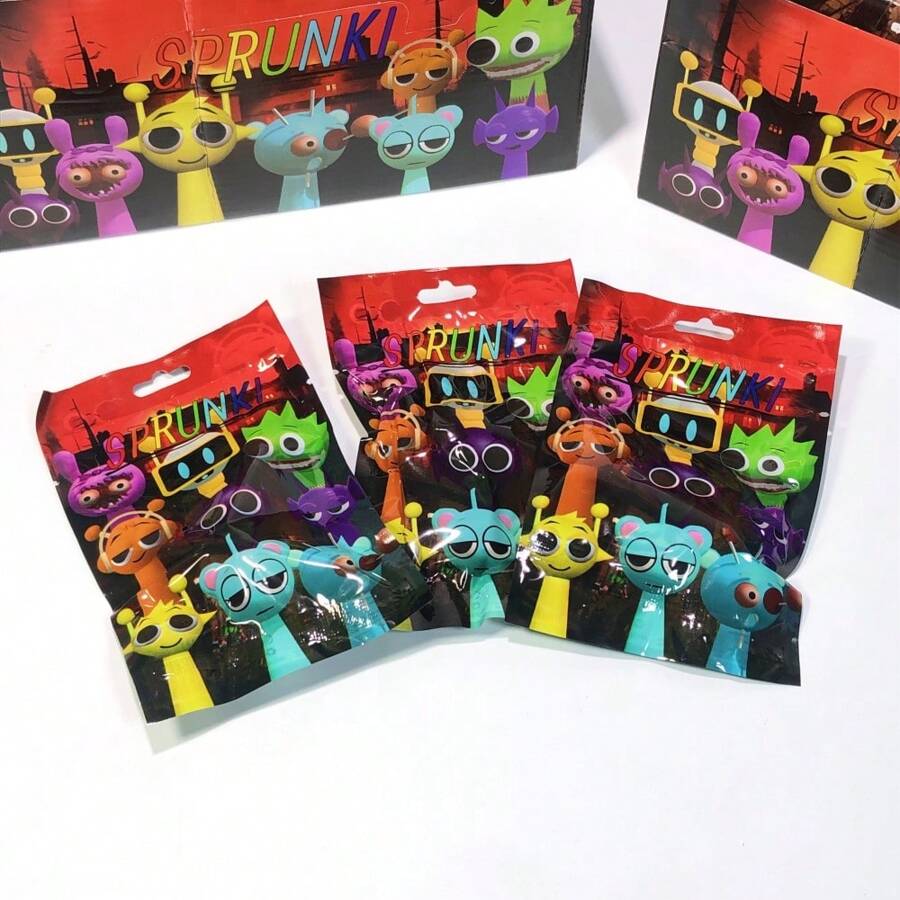 1 Box Of Sprunki Collectible Music Rhythm Game Figurine Surprise Blind ...