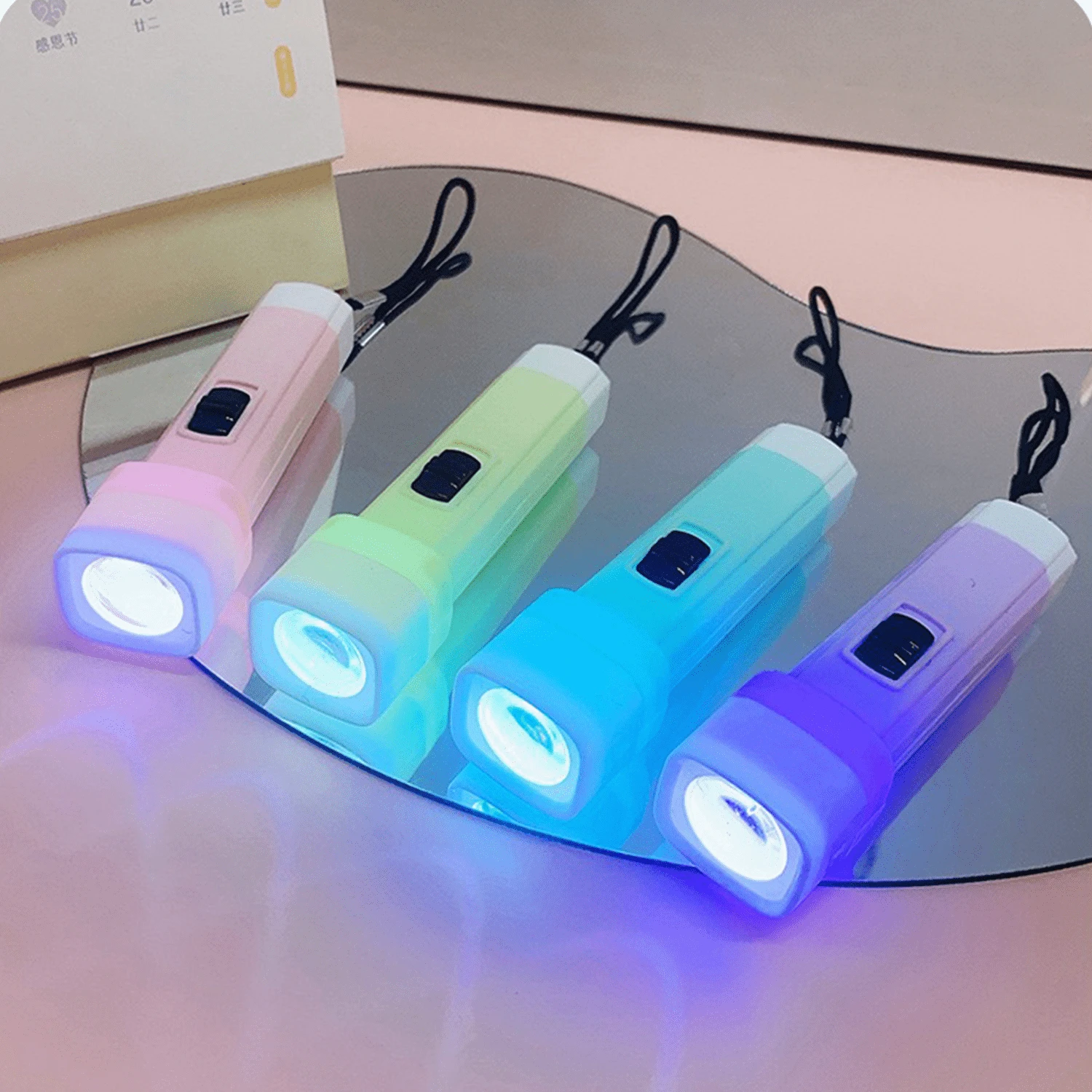 1 minilinterna, juguetes con luz LED brillante, regalos de iluminación ...
