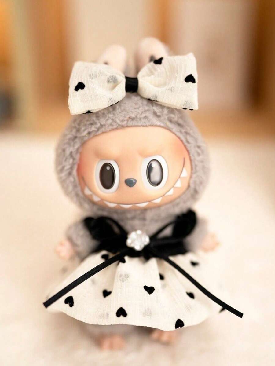 Doll Clothes (No Doll Included), Fit For 17cm Labubu Doll Outfit ...