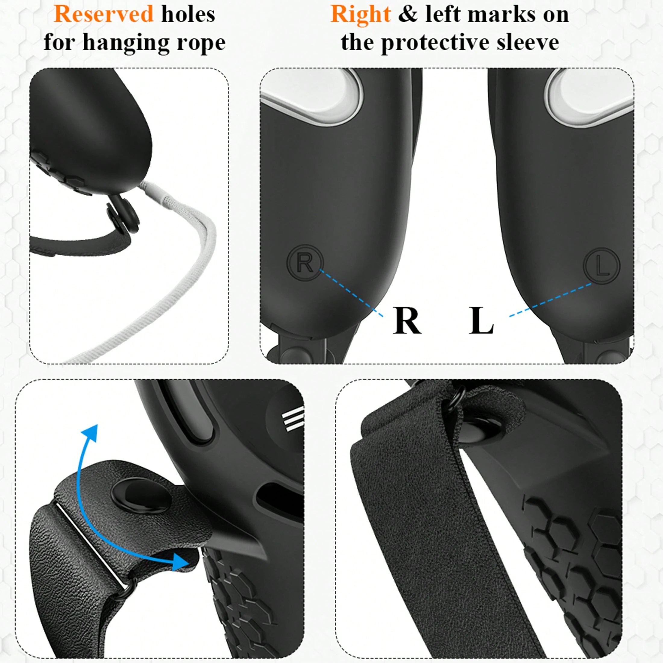 Silicone Cover Set For Meta Quest 3S, Protective Soft For Quest 3 ...