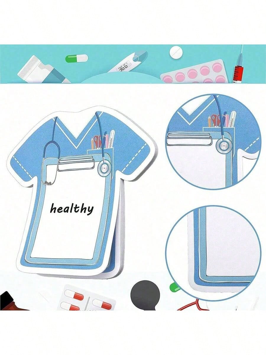 multibey 8pcs Hospital Themed Sticky Notes, Multispec Paper Memo Pads ...