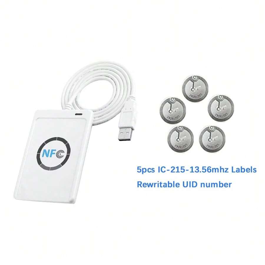 ACR122U Contactless Smart Card RFID Access Card Reader IC Property ...