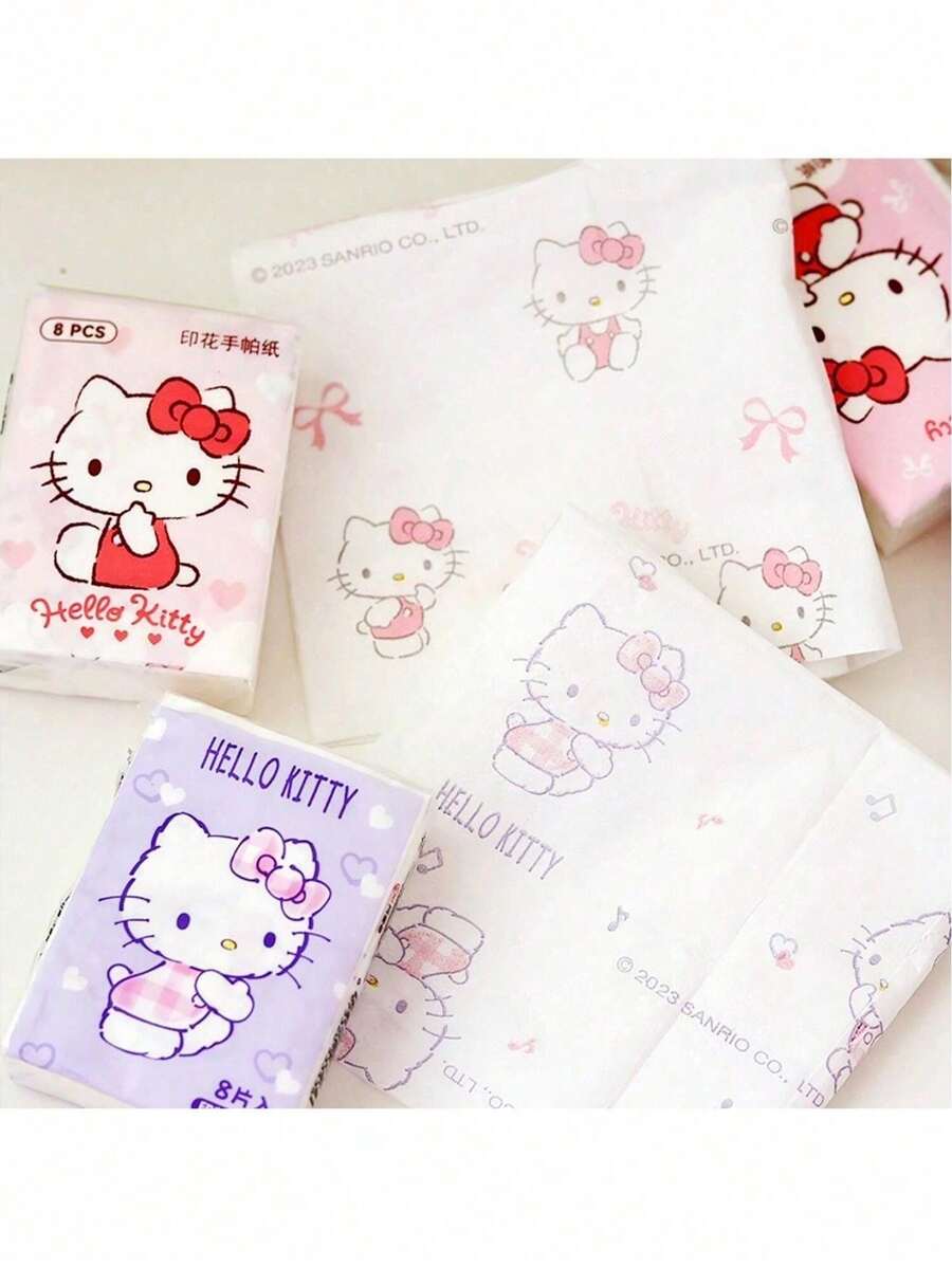 Sanrio Handkerchief Paper Hello Kittys Cinnamorolls My Melodys Cartoon ...