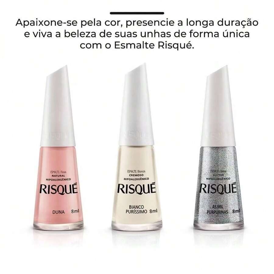 Risque Deusa - Kit 3 French Nail Polishes Light Tones A Thousand ...