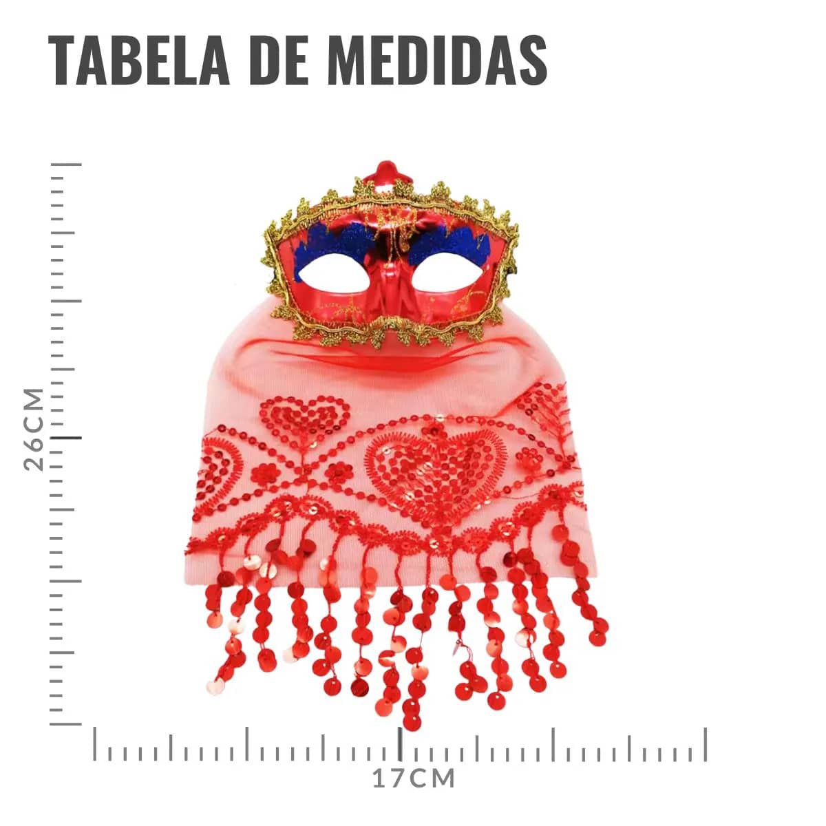 Máscara com Véu Dança do Ventre Carnaval Baile Odalisca Festa Fantasias ...