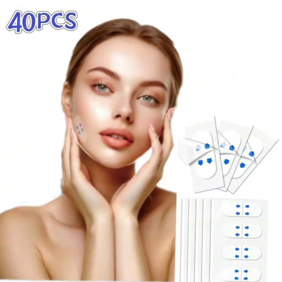 Facial Invisible Lift To Reduce Fine Lines On The Face Of The Skin Line ...