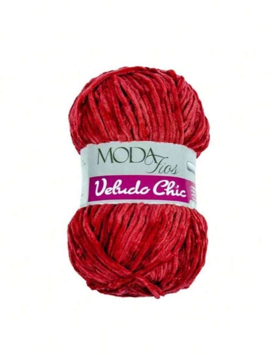Fio de Lã Novelo Veludo Chic de Alta Qualidade 100G Tex 588 Artesanato ...