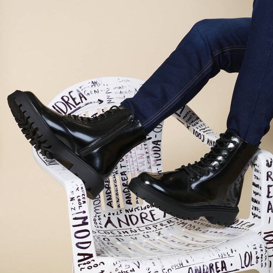 ANDREA Bota Casual Marca Ferrato Para Hombre Tipo recubierto Con Suela ...