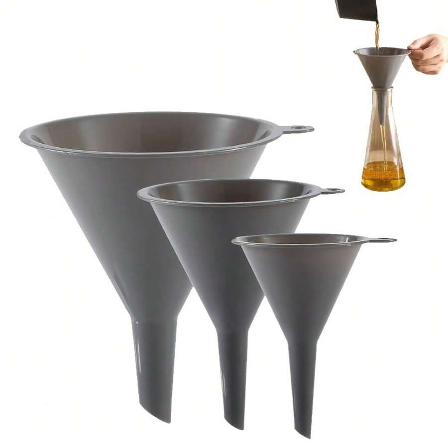 Set/3pcs, Household Kitchen Triangular Separatory Funnel, Multi ...