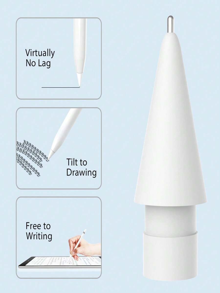 4 confezioni di punte colorate di ricambio compatibili con Apple Pencil di 2a generazione, Apple ...