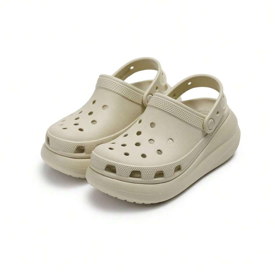 Crocs Women's Classic Platform Crush Clog Women's Color Block Thick ...
