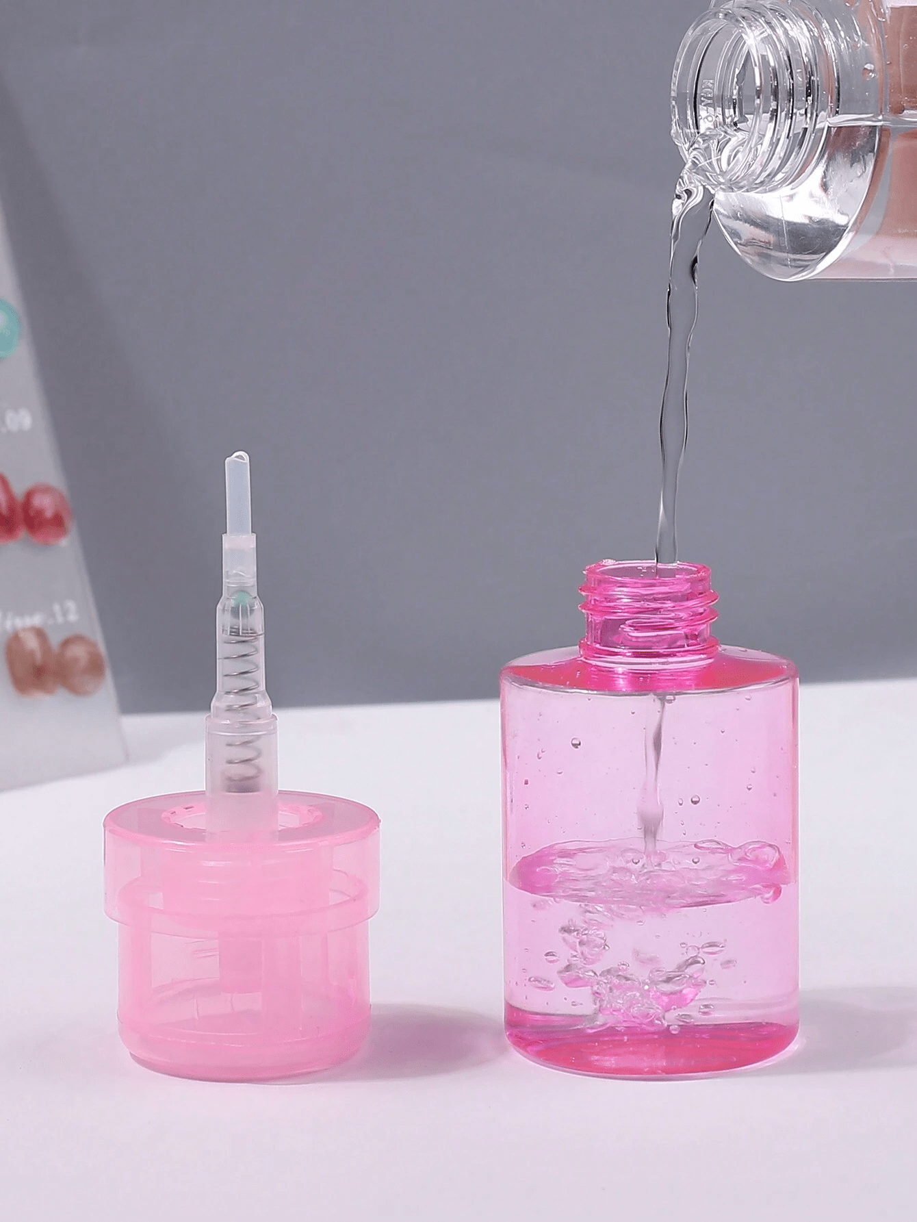 1/5pcs Klimonla Nail Art Plastic Bottle, Nail Removal, Washing, Nail ...