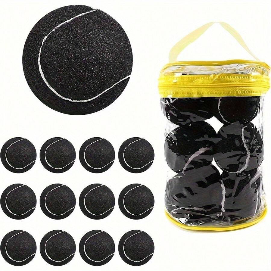 Tennis Balls 12 Pack Durable Pressurized Tennis Balls Yellow Felt ...