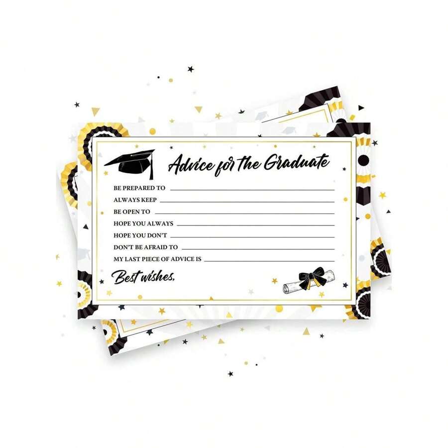 2025 Personalized Graduation Advice Cards, Advice Cards For The ...