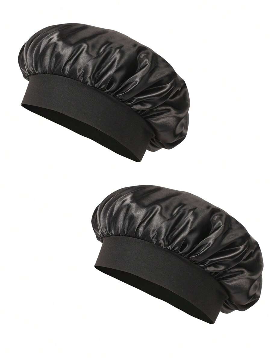 1/2Pcs Silk Bonnet For Sleeping Women Satin Lined Hair Bonnets For ...