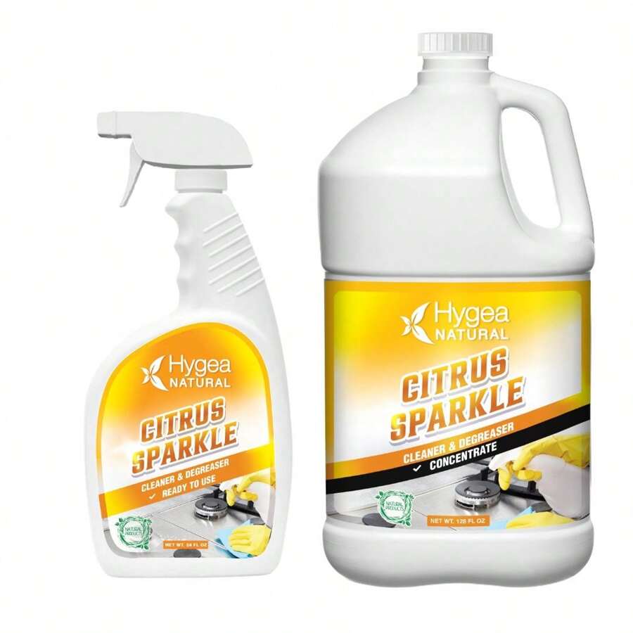 Citrus Sparkle Chemical-Free Heavy Duty Degreaser & All Purpose Cleaner ...