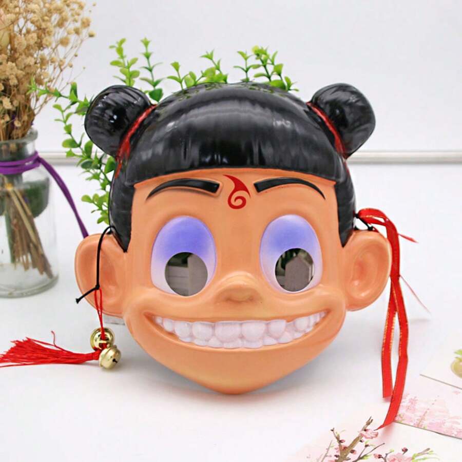 Nezha Ao Bing Cosplay Mask Nezha Demon T Reincarnation Nezha Toy ...