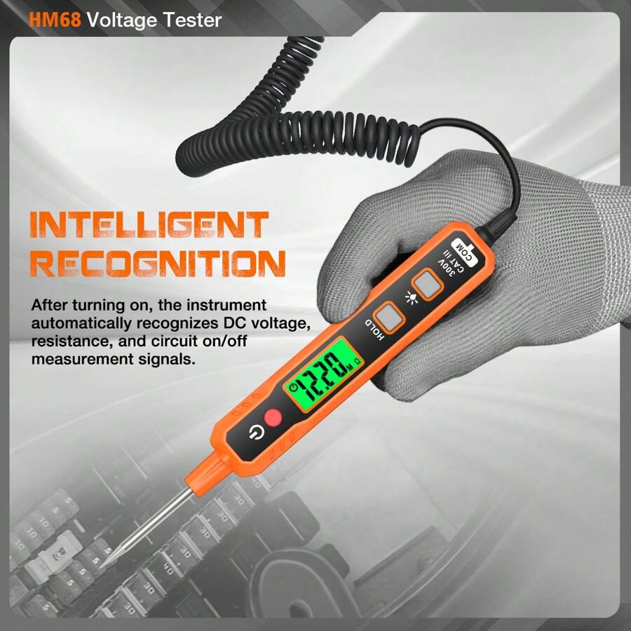 Smart Automotive Test Light, Buzzer Circuit Tester With Sharp Probe ...