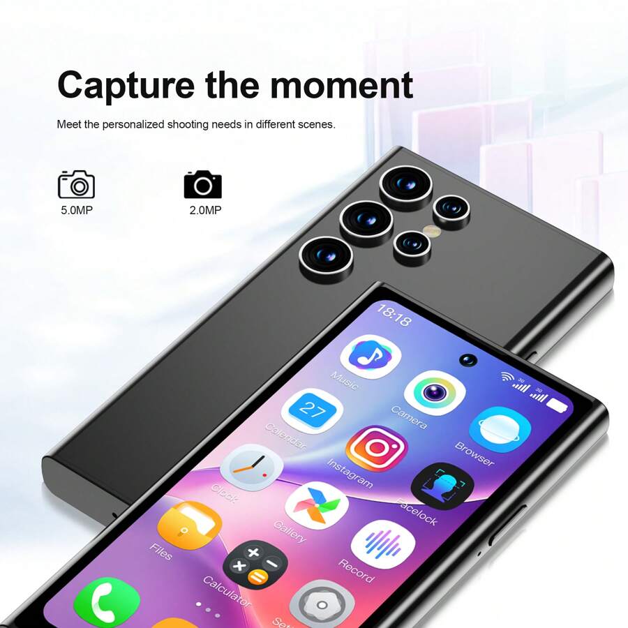 SERVO S27 Mini Smart Phone Android 10.0 WCDMA 3G Cellular Dual SIM Card ...