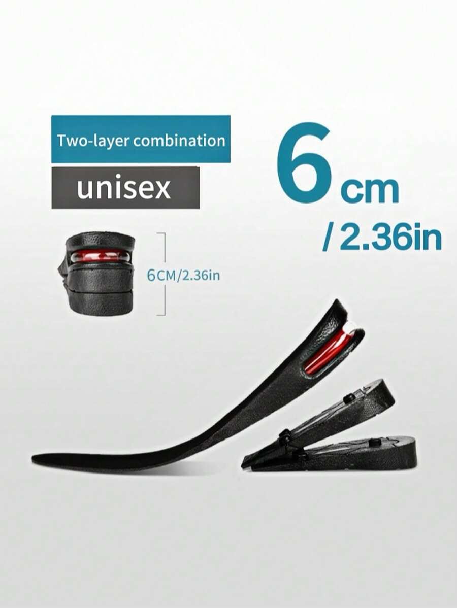 Adjustable Shock-Absorbing Unisex Shoe Insoles, Removable Multi-Layer ...
