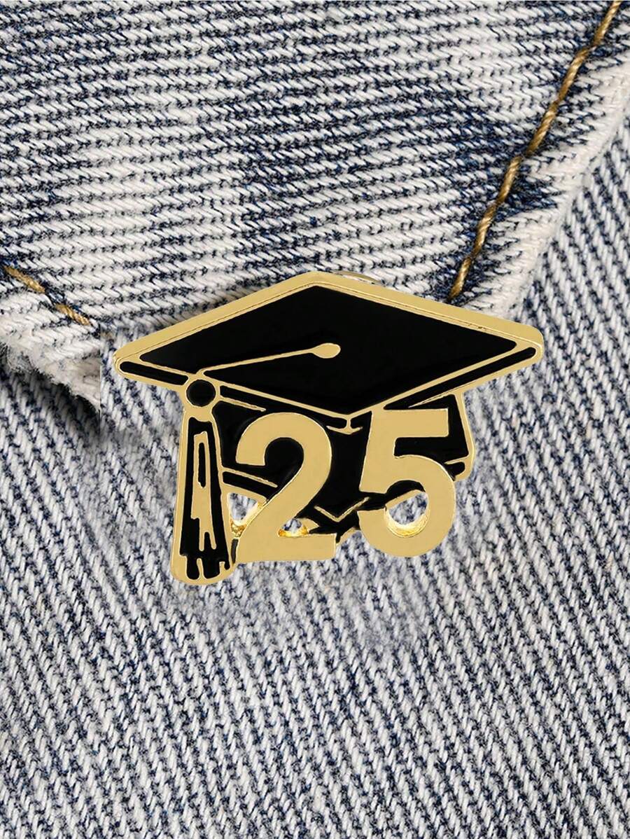 2025 Graduation Season Exam Doctoral Hat Breast Pin Graduation High ...