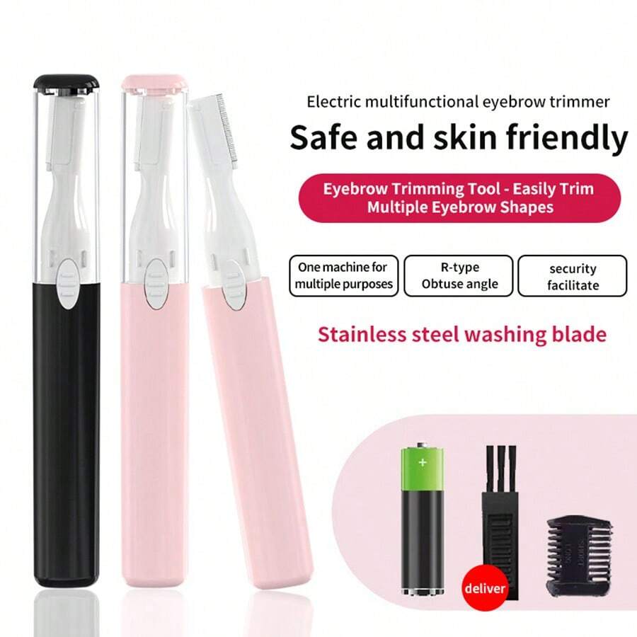 Electric Eyebrow Trimmer, Safe Design For Women, Beginner Friendly ...