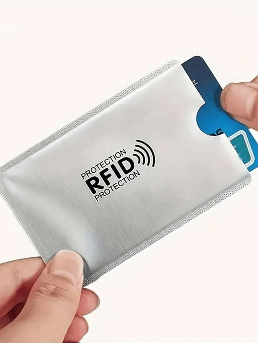 5pcs RFID Blocking Card Sleeves - Anti-Theft, NFC Shielded ID & Credit ...