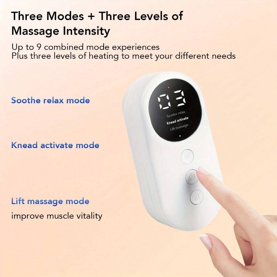 Electric Leg Massager, Battery Powered Air Pressure Massage For Thighs ...