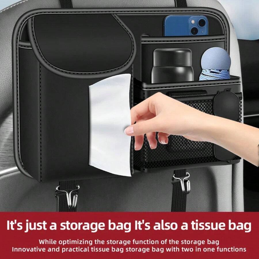 2025 New Car Seat Back Storage Organizer Bag Universal Multifunction ...