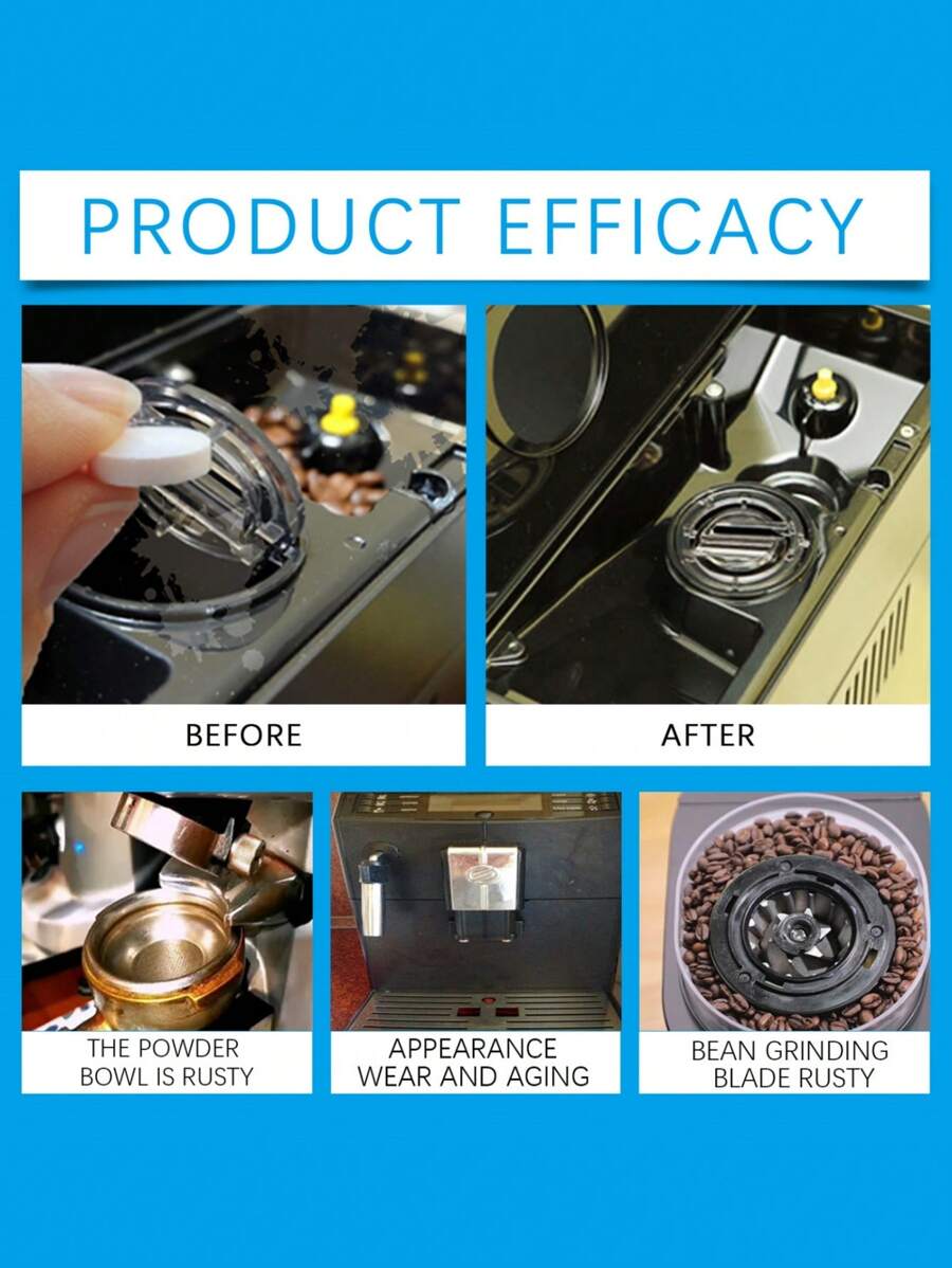 Coffee Machine Cleaning Tablets, Coffee Machine Filter Net Descaling ...