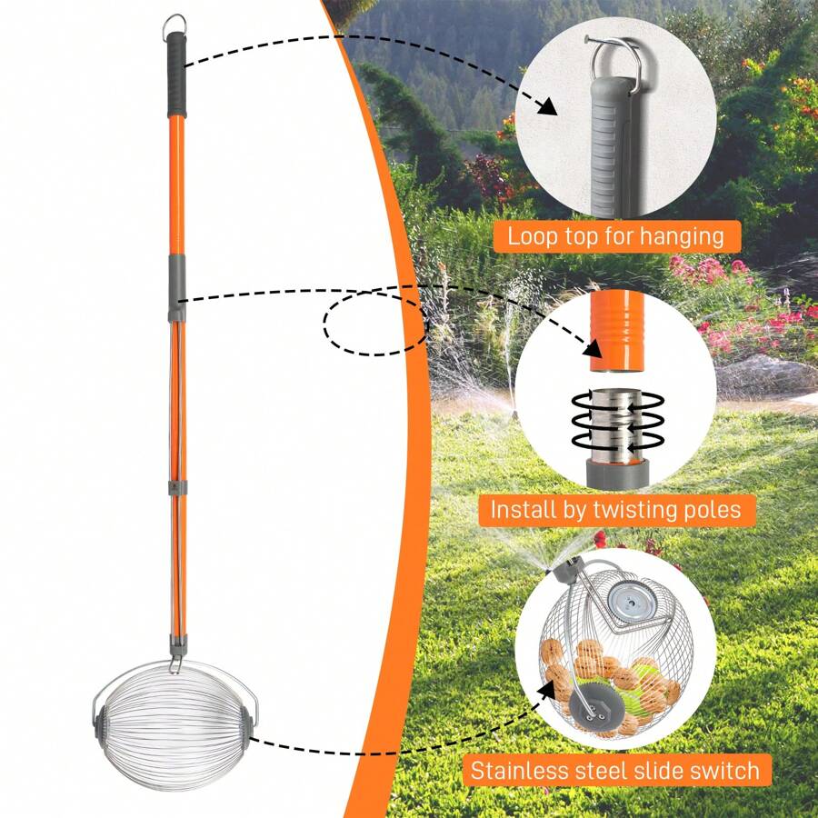 Nut Gatherer, Walnut Picker Upper Roller, Nut Collector And Picker ...