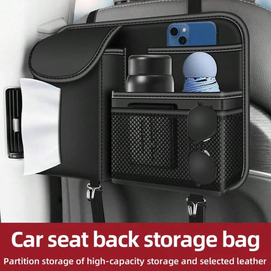 2025 New Car Seat Back Storage Organizer Bag Universal Multifunction ...