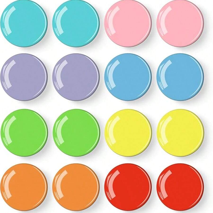 16PCS Refrigerator Magnets, Cute Colorful Magnets For Fridge Locker ...