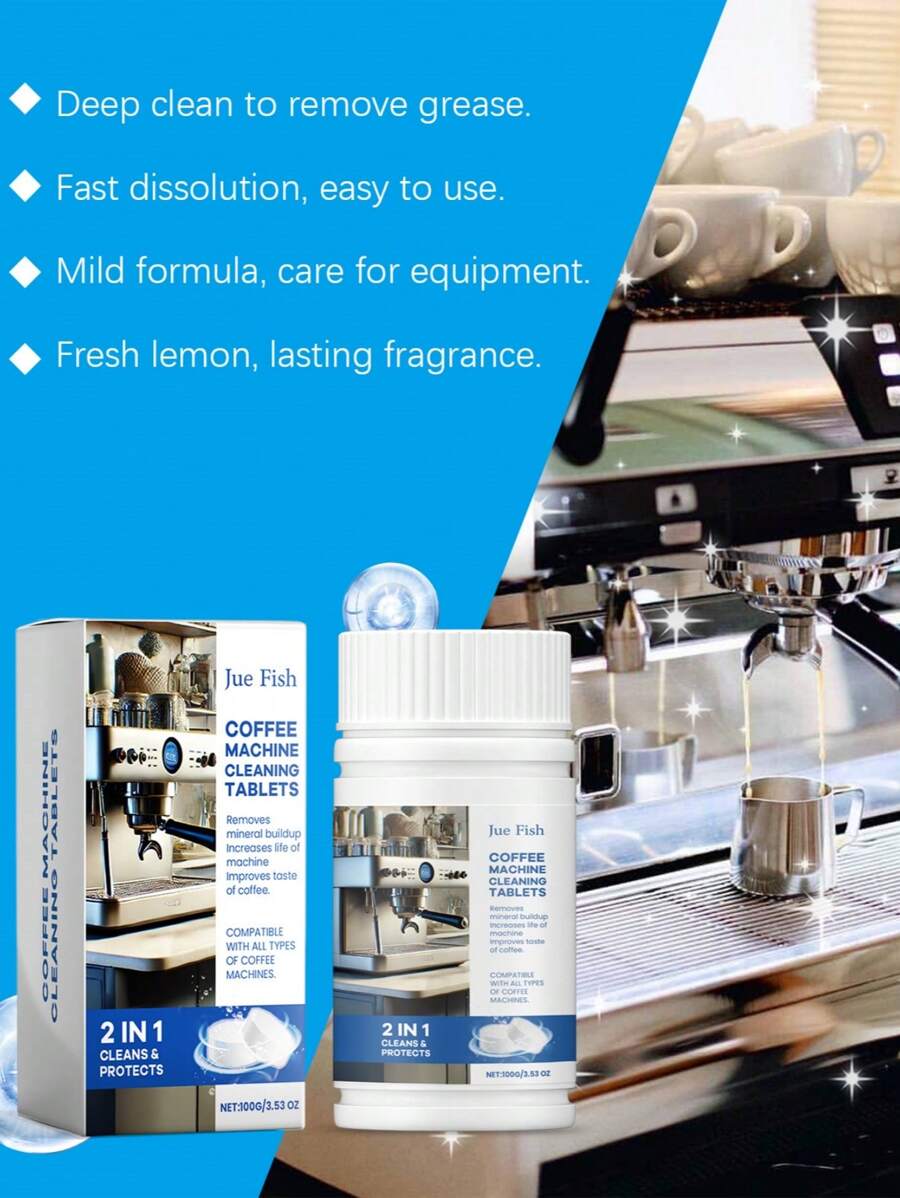 Coffee Machine Cleaning Tablets, Coffee Machine Filter Net Descaling ...