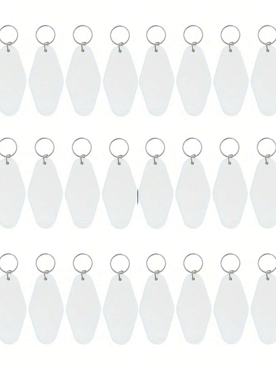 30pcs Motel Keychain Blank, Stainless Steel Vintage Hotel Keychain Bulk ...