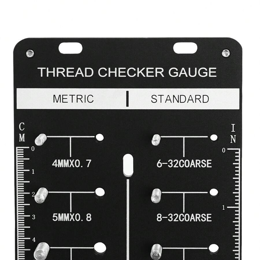Red Nut And Bolt Thread Checker 28 Thread Identifier Gauge Inch And ...
