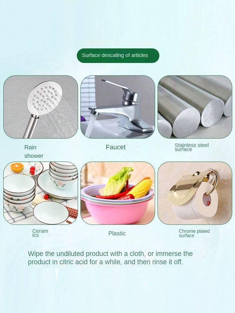 Effervescent Limescale Cleaner Tablets, Rust Remover, Deeply Cleans ...