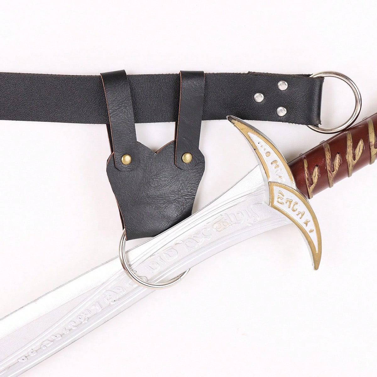 1 PC Medieval Renaissance Cosplay Sword Belt Waist Scabbard Sword Frame ...