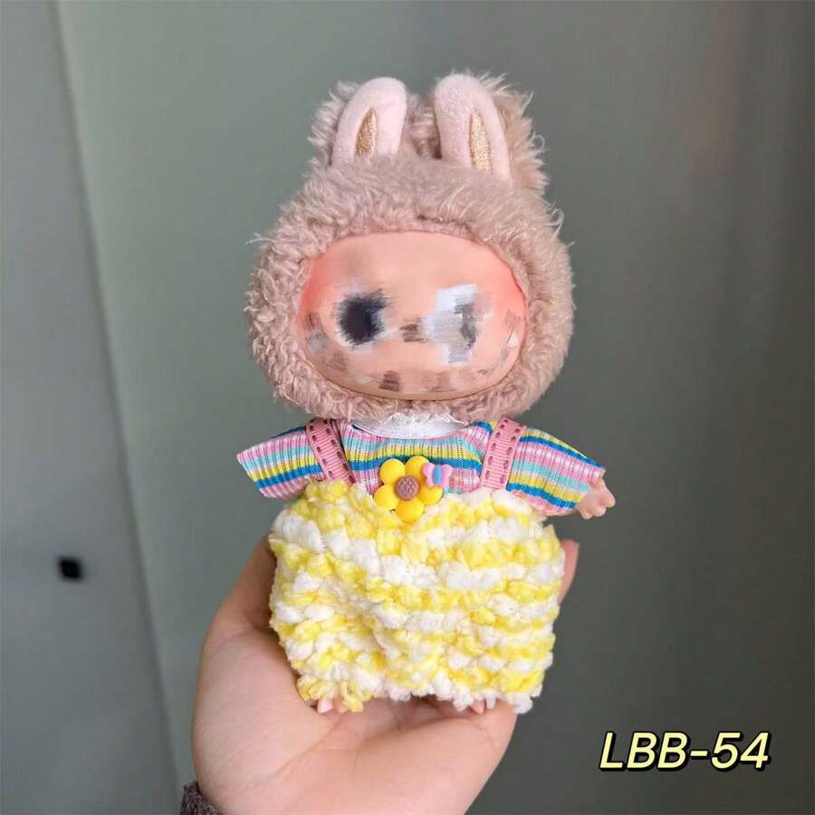 17cm Plüsch Stoff LabuBu Puppe Kleidung, Party Outfit Set für 1. und 2 ...