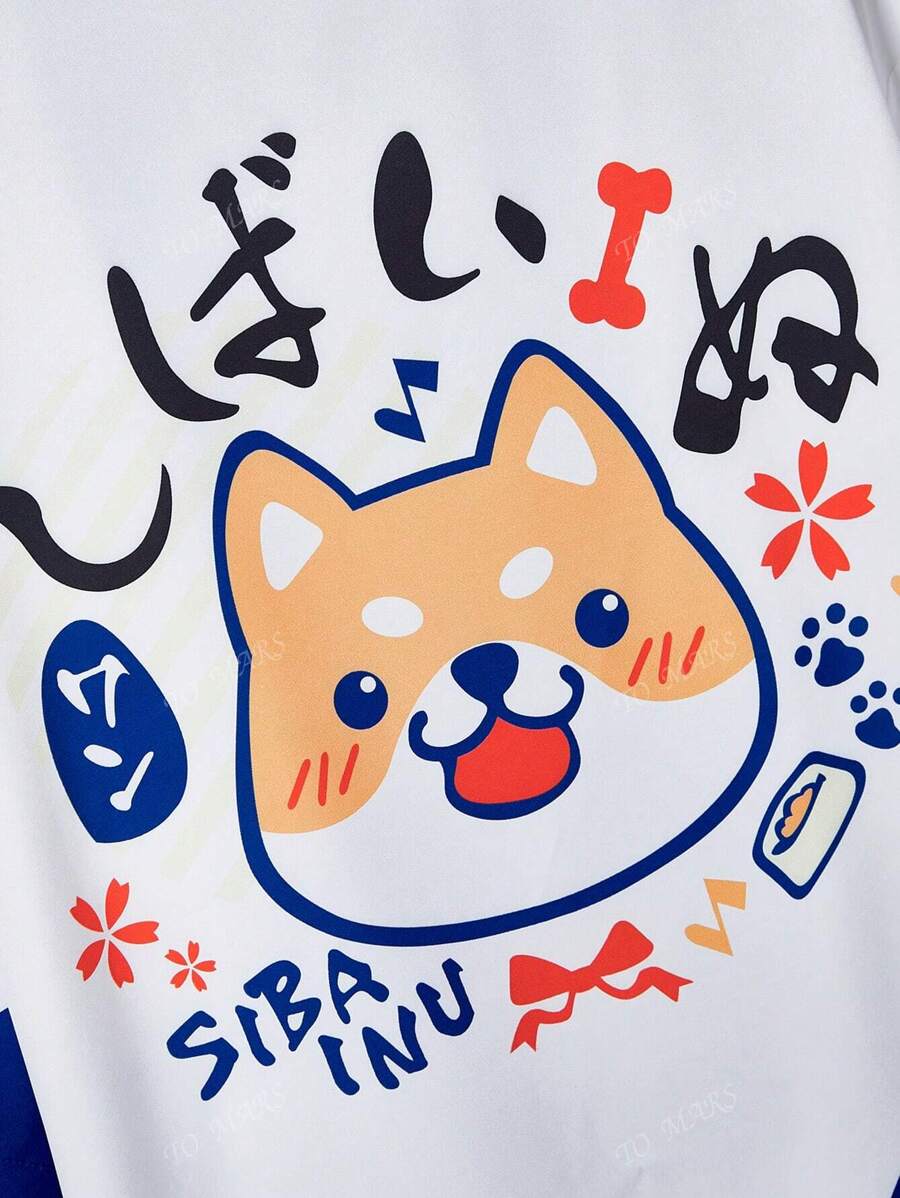 Japanese Style Anime Supportive Shiba Inu Cosplay Character Kimono ...