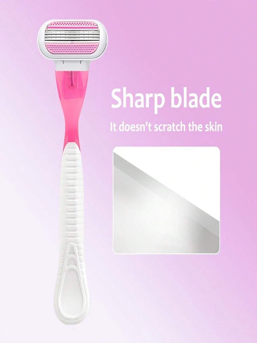 Women's Safety Shaver, Women's Three-Layer Manual Shaver Set, 3-Layer ...
