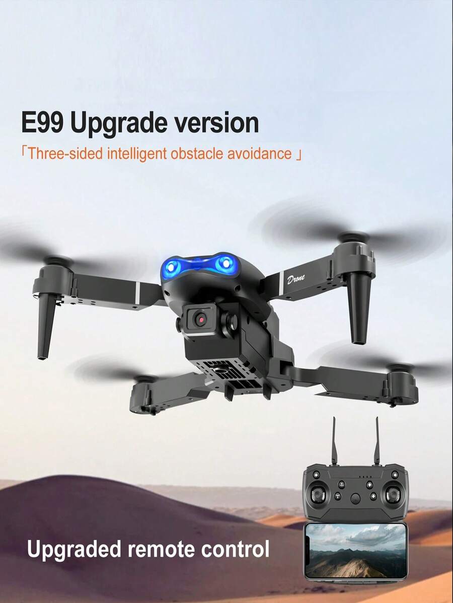 Drone M1 com Câmeras Duplas, Brinquedo Drone com Controle Remoto Dobrável, Adequado para ...