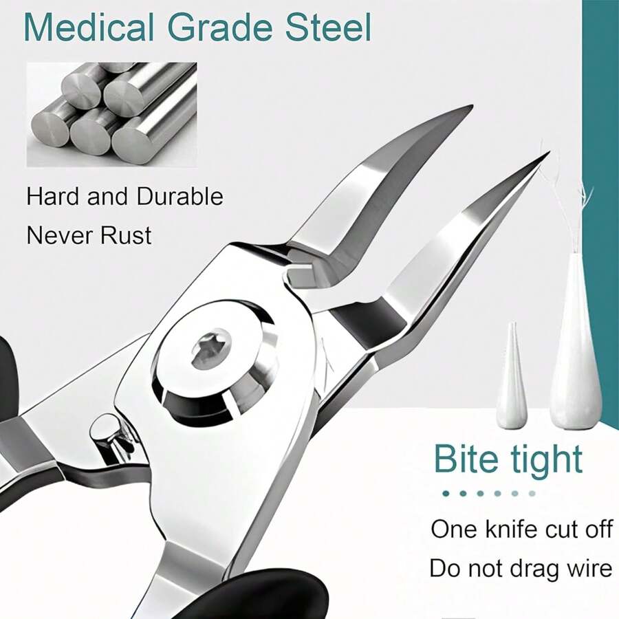 Professional Foot Doctor's Steel Nail Clipper, Unique Long Handle ...