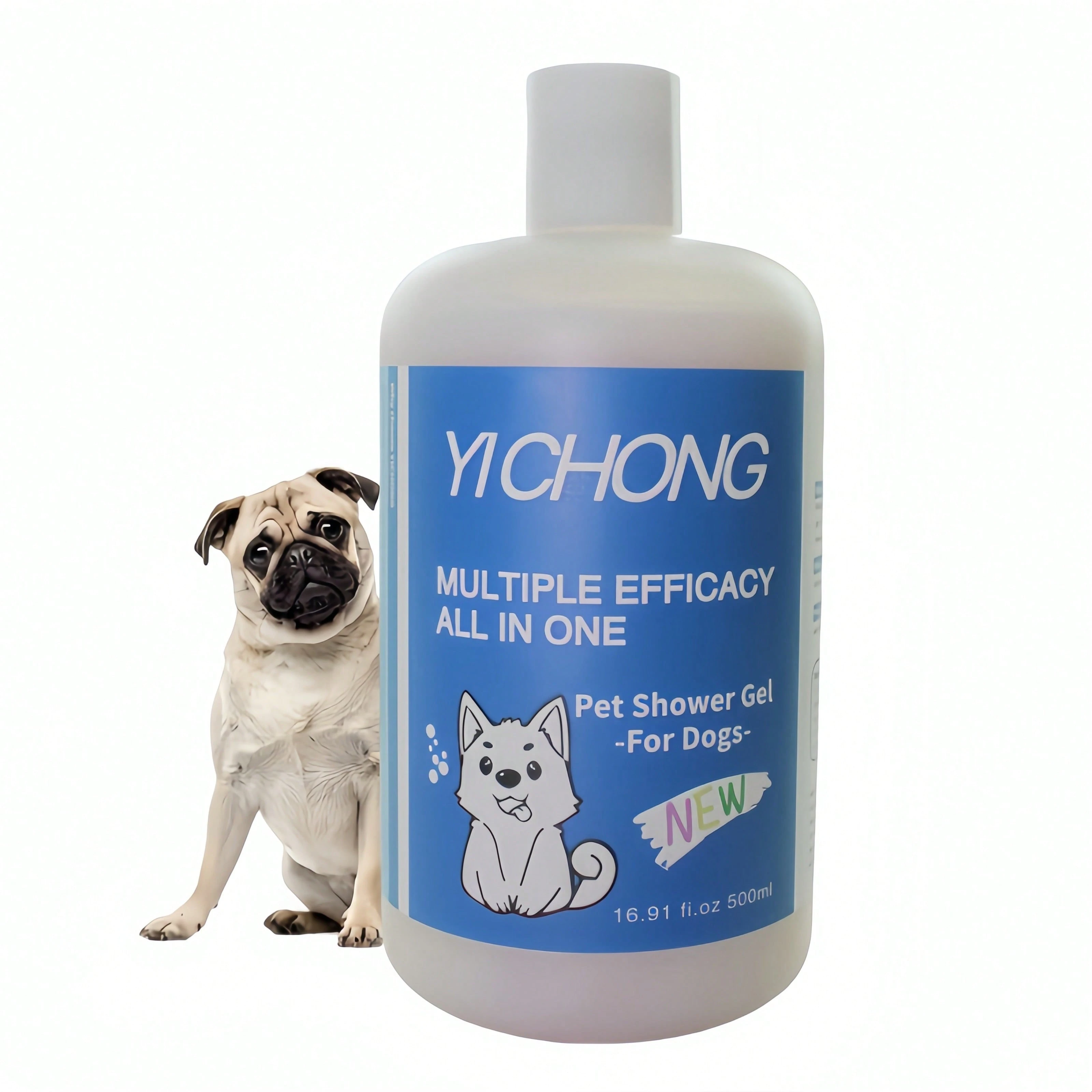 500ml/16,91oz Champú para mascotas, champú para perros y gatos para ...